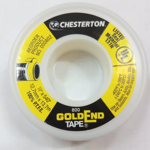 Jual CHESTERTON "GOLD END" P.T.F.E seal tape / seal tape tahan panas ...