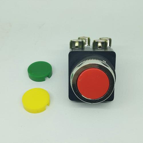 Jual Push Button Model Hanyoung 25mm 1NO 1NC Spring Return Red Green ...