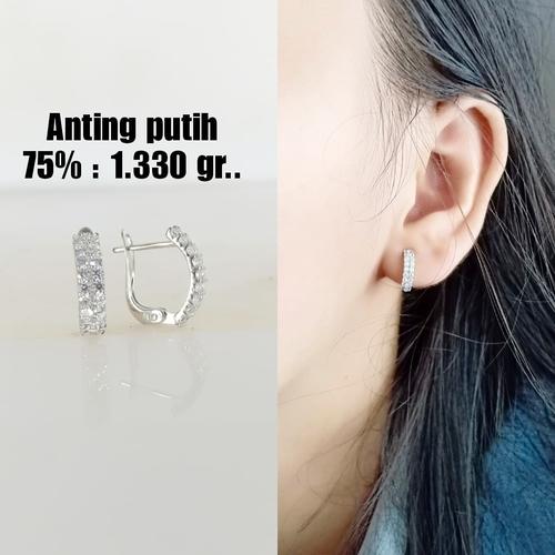 Jual Anting Emas / Mas Putih 75% Brat 1.330 Gram.. - Jakarta Barat ...