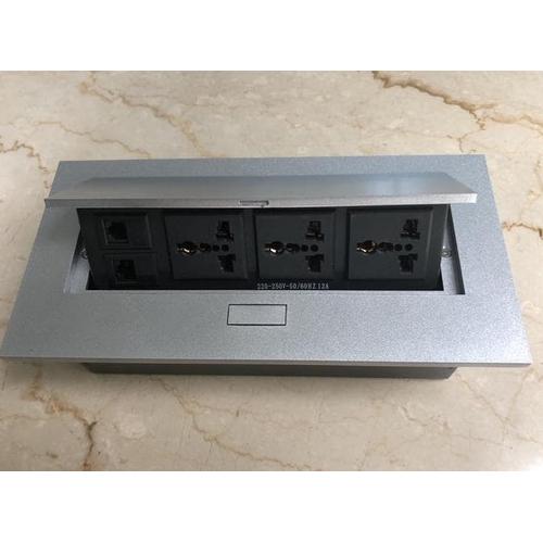 Jual Desktop Socket - Stop kontak tanam meja AC Power isi 2, LAN Data ...