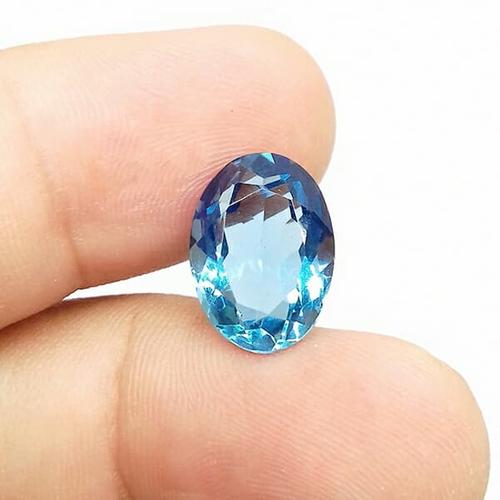 Jual Batu King Topas / Blue Topaz London Oval Facet - Kota Surakarta ...