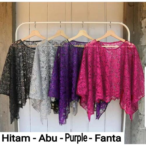 Jual Cape outer brokat polos - Jakarta Barat - HAII CANTIK | Tokopedia