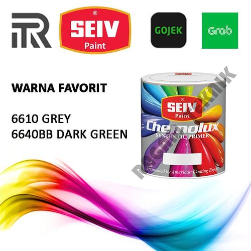 Jual Seiv Zinc Chromate Cat Synthetic Primer Dasar Meni 1Kg 1Lt abu ...