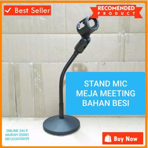 Jual ORIGINAL stand mic MEJA holder ori stand microphone table podium TIANG - Jakarta Barat ...