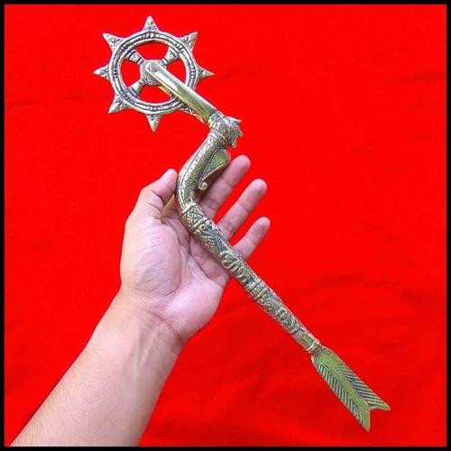 Jual Tombak Panah Kala Cakra Jamus Kalimasada Kuningan Besar Antik ...
