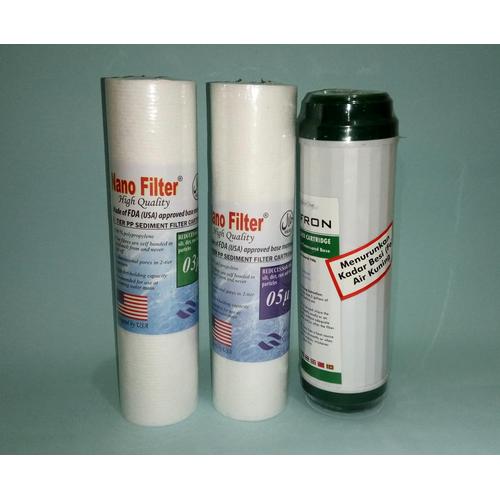 Jual Paket Filter Air Besi 10 " Refill 3 / Isi Ulang Paket Air Besi 10 ...