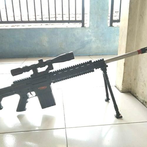 Jual SR-25 M802 Spring Rifle Toys Gun Airsoft Sniper Mainan Tembakan ...