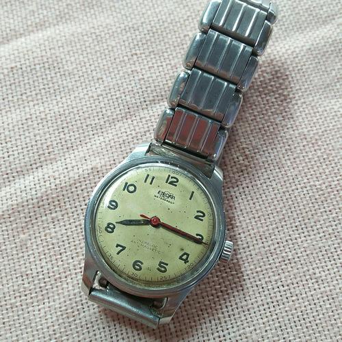 Promo Enicar Jam tangan antik military wattc vintage enicar swiss made ...