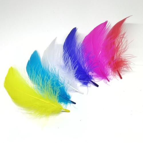 Jual Bulu Angsa Asli Natural Teaser Warna Pancing Assist Hook Fly ...