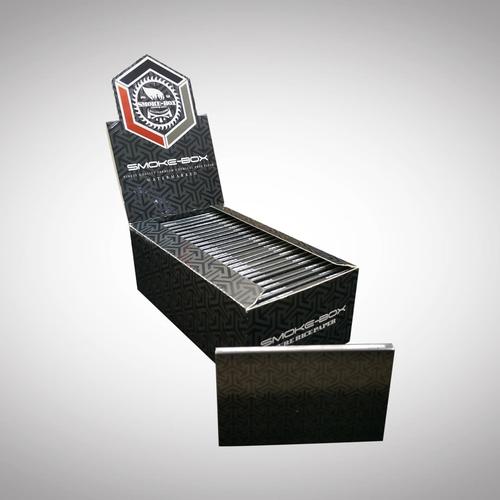 Jual Papir Smoke-Box Black 1 1/4 Size With Filter Tips Kertas Linting ...