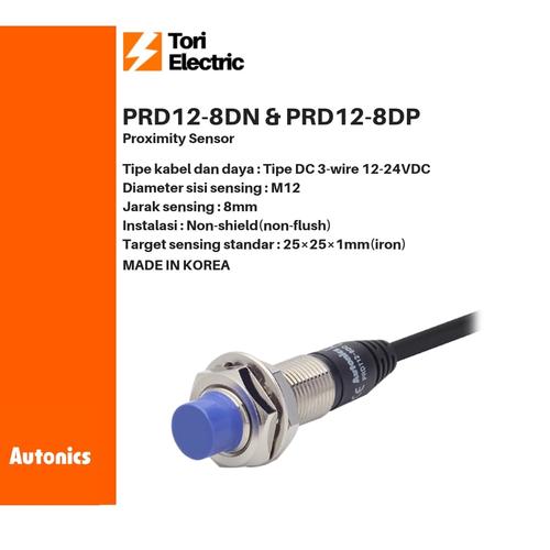 Jual AUTONICS INDUCTIVE PROXIMITY SENSOR PRD12-8DN & PRD12-8DP 100% ORI - PRD12-8DN - Kota ...