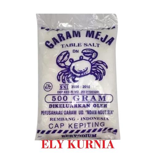 Jual GARAM CAP KEPITING 500 GR / Garam Meja - Jakarta Pusat - Ely ...