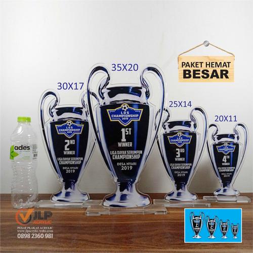Jual PAKET HEMAT BESAR !! Plakat, Piala, Piagam, Trophy, Medali Acrylic ...