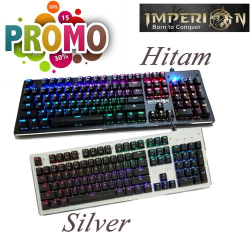 Jual Imperion Gaming Keyboard Mech 10 RGB Mechanical Blue Switch - Kota ...