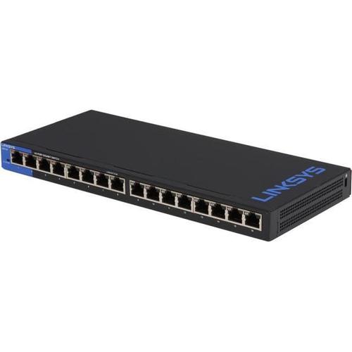 Jual HUB Linksys Unmanaged Switches 16-Port Gigabit (LGS116) - Metal ...