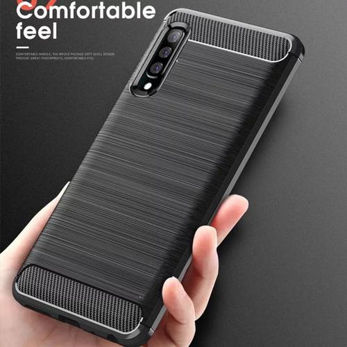 Jual Samsung A50 Case Ipaky Carbon Fiber SoftCase Casing Slim Case A 50 ...