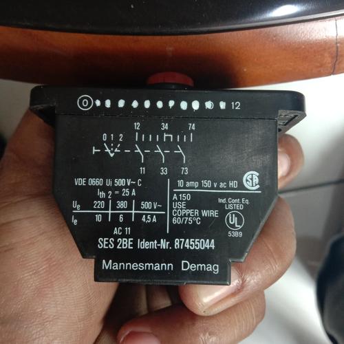 Jual SWITCHING ELEMENT PENDANT DEMAG TYPE SES2 /SES2BE - Jakarta Barat ...
