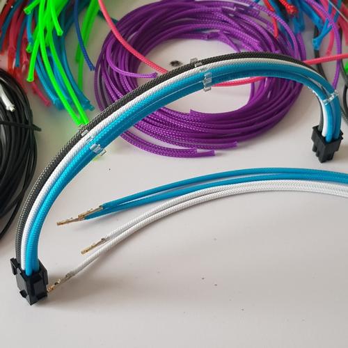 Jual Custom Sleeving 6 Pin VGA Power Extension Cable - Custom - Jakarta ...