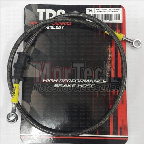 Jual Selang Slang Kabel Minyak Rem Motor TDR 35 inch 90cm Hitam Carbon ...