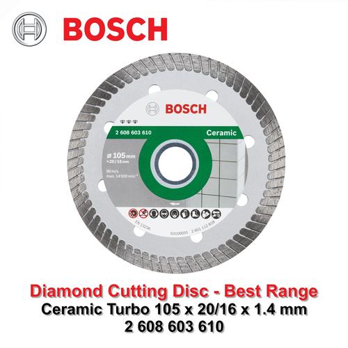 Promo Bosch Diamond Wheel 105mm Ceramic Turbo 4" - Best Range 4 Inch ...