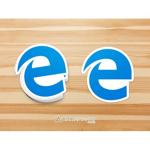 Jual Sticker - Stiker Logo Microsoft Edge Browser untuk PC Laptop HP ...