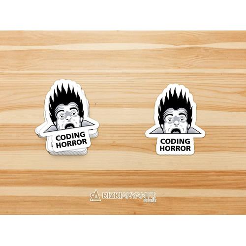 Jual Sticker - Stiker Logo Coding Horror untuk PC Laptop HP dll - Kab ...