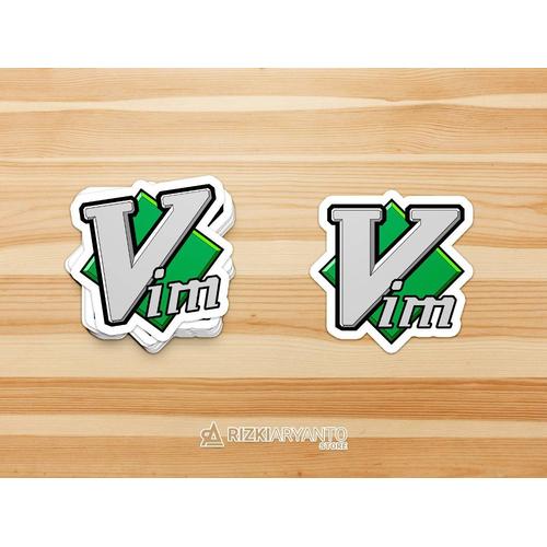 Jual Sticker - Stiker Logo Vim Text Editor untuk PC Laptop HP dll - Kab ...