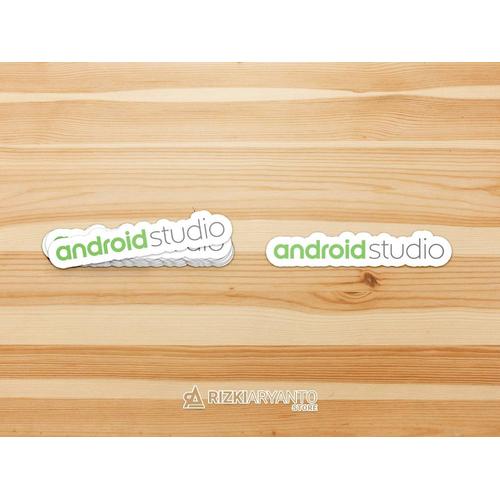 Jual Sticker - Stiker Logo Android Studio Wordmark untuk PC Laptop HP ...
