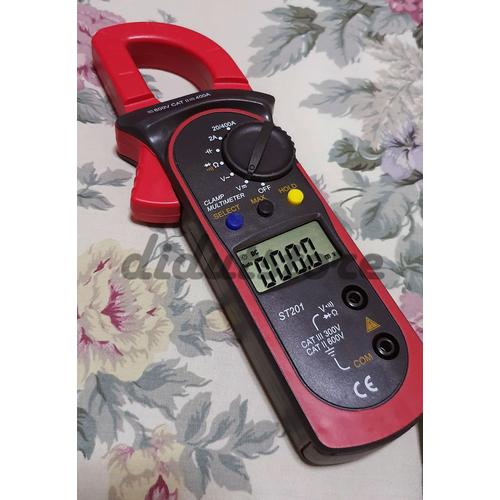 Jual Digital Clamp Meter ST201 Auto Range - AC Ampere 400A (Volt AC dan DC) - Jakarta Barat ...