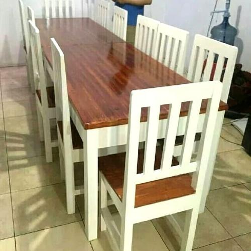 Jual meja set/meja makan keluarga/meja restoran/meja kafe/meja tamu ...