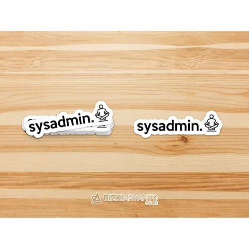 Jual Sticker - Stiker Logo Sysadmin untuk PC Laptop HP dll - Kab. Garut ...