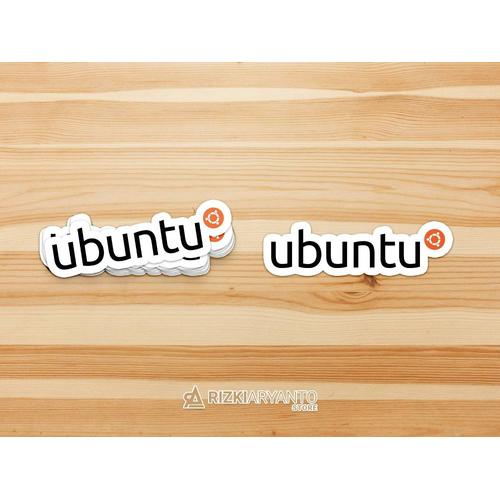 Jual Sticker - Stiker Logo Ubuntu Linux untuk PC Laptop HP dll - Kab ...