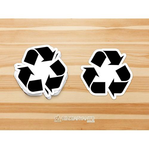 Jual Sticker - Stiker Logo Recycling Daur Ulang untuk PC Laptop HP dll ...