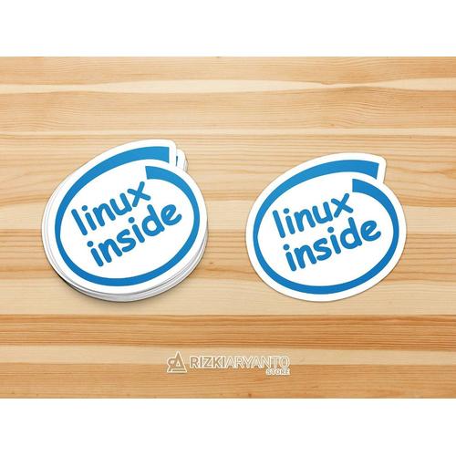 Jual Sticker - Stiker Logo Linux Inside untuk PC Laptop HP dll - Kab ...