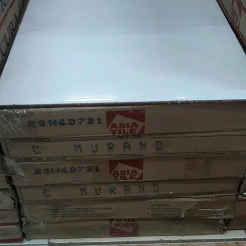 Jual Keramik Asia Tile Murano 40 x 40 / Keramik 40 x 40 Asia Tile Putih ...