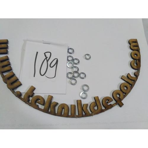 Jual ring per putih m 8 ring ver baut spr lock washer pengencang mur ...