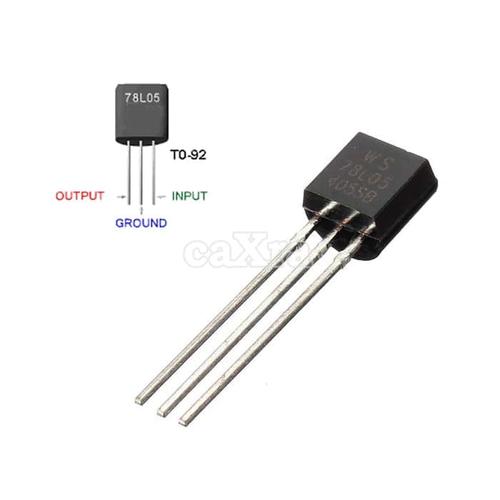 Jual IC 78L05 7805 5V 100mA 0.1A Positive Voltage Regulator Tegangan TO-92 - Jakarta Barat ...
