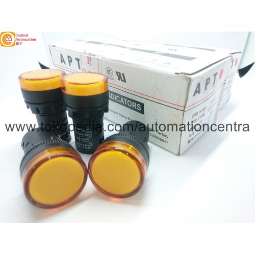 Jual Pilot Lamp LED 22mm Indicator Lamp 220V AC Kuning - Kota Batam ...