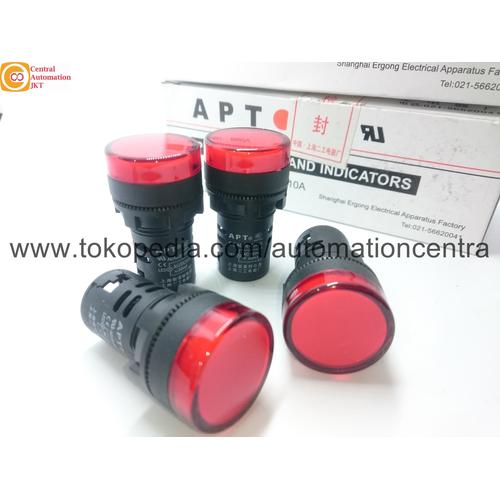 Jual Pilot Lamp LED 22mm Indicator Lamp 220V AC Merah - Kota Batam ...