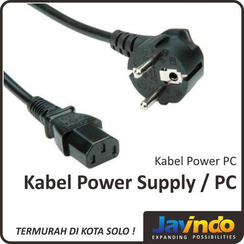 Jual Kabel power Supply / cable CPU PC / colokan Komputer - Standart ...