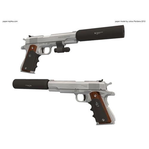 Jual DIY Papercraft Gun Silverballer hitman gun set - Kota Bandung ...