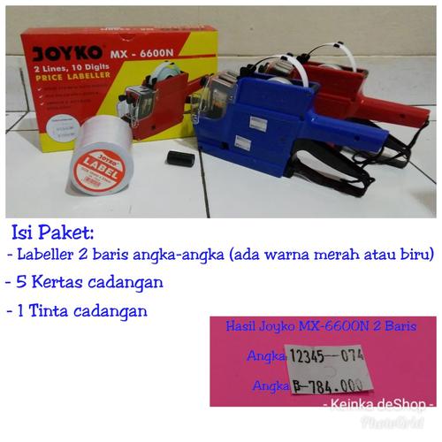Jual PAKET Alat cetak kertas Label harga Price Labeller 2 line baris ...