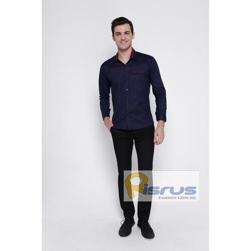 Promo RISRUS FASHION HEM DAFFI BAJU PRIA LENGAN PANJANG KEMEJA COWO ...