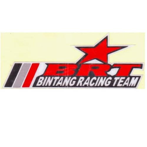 Jual stiker racing BRT Bintang Racing Team bintang star cutting sticker ...