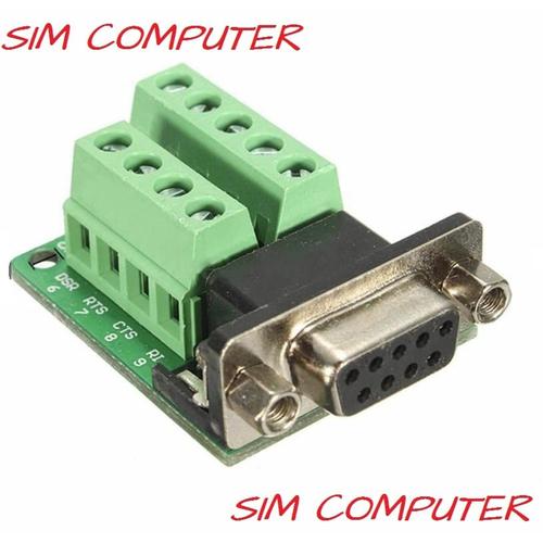 Jual RS232 D-SUB DB9 RS232 to DB9 Female Adapter To Terminal RS232 to DB9 - Male 1 - Kab ...