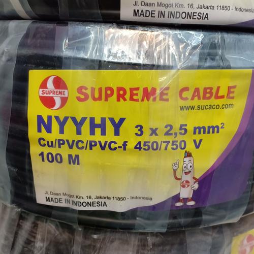 Jual KABEL SUPREME NYYHY 3X2,5 100METER - Jakarta Pusat - Mega Centro 1 ...