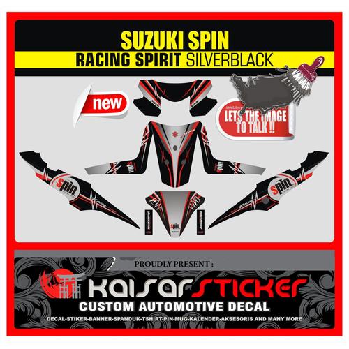 Jual STICKER MOTOR FULL BODY STICKER DECAL MOTOR SPIN 125 RACE - Kota ...