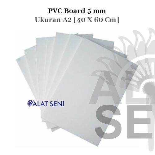 Jual PVC Board 5mm Ukuran A2 [40 X 60 Cm]- Papan Pvc - 5Mm / PVC Foam ...