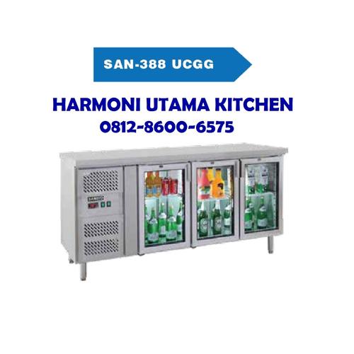 Jual SANSIO UNDERCOUNTER CHILLER GLASS 3 DOORS / 3 PINTU TIPE SAN-388 ...