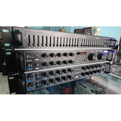 Jual POWER AMPLI PROFESIONAL KARAOKE FIRST CLASS MP3 EQUALIZER15 X BASS ...